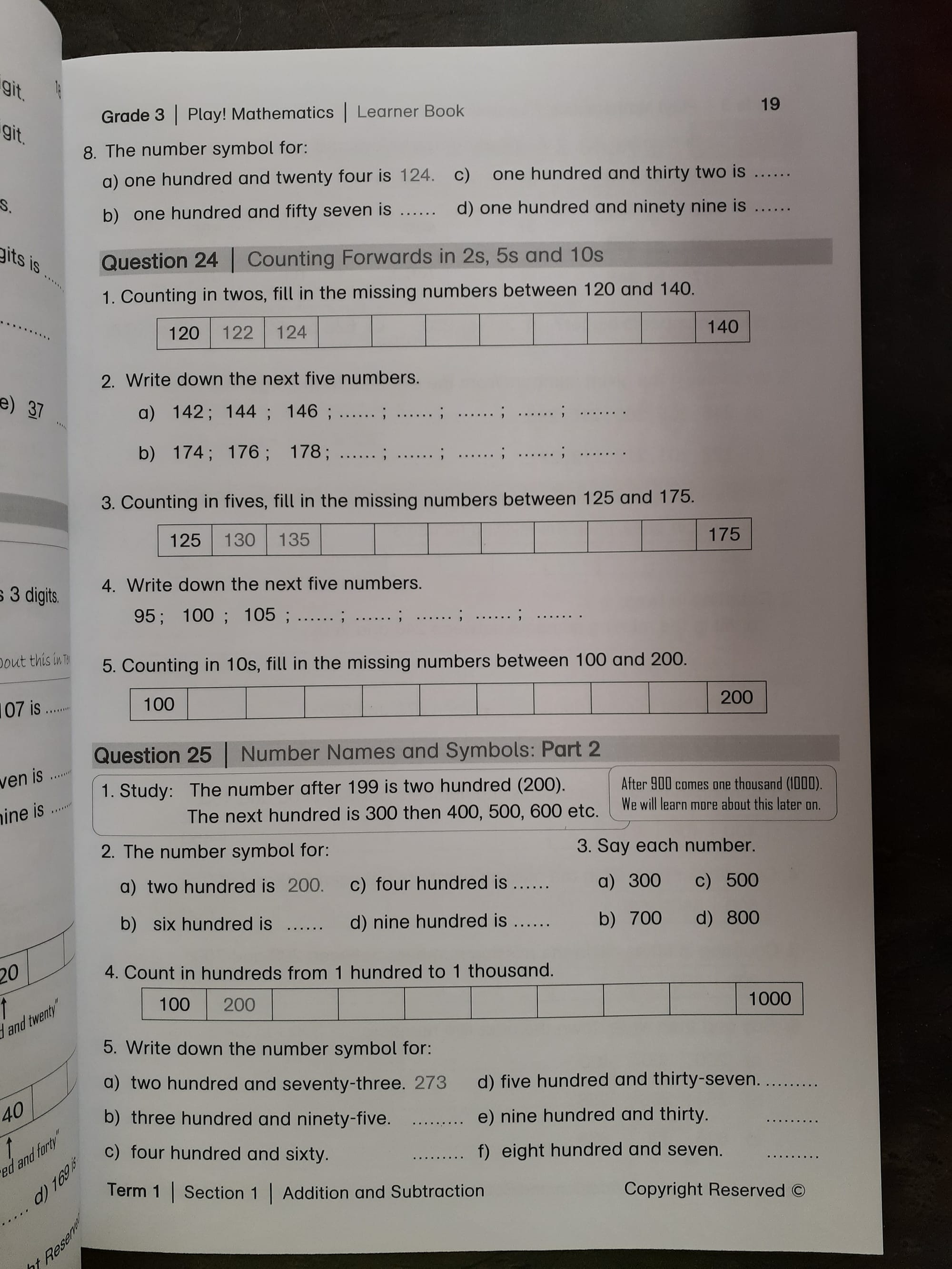 Grade 3 - Take a look inside our Grade 3 Play! Mathematics Learner Book ...