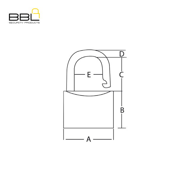 BBL 20MM Brass Padlock 3 Pack K/A Standard - Pinpoint Security
