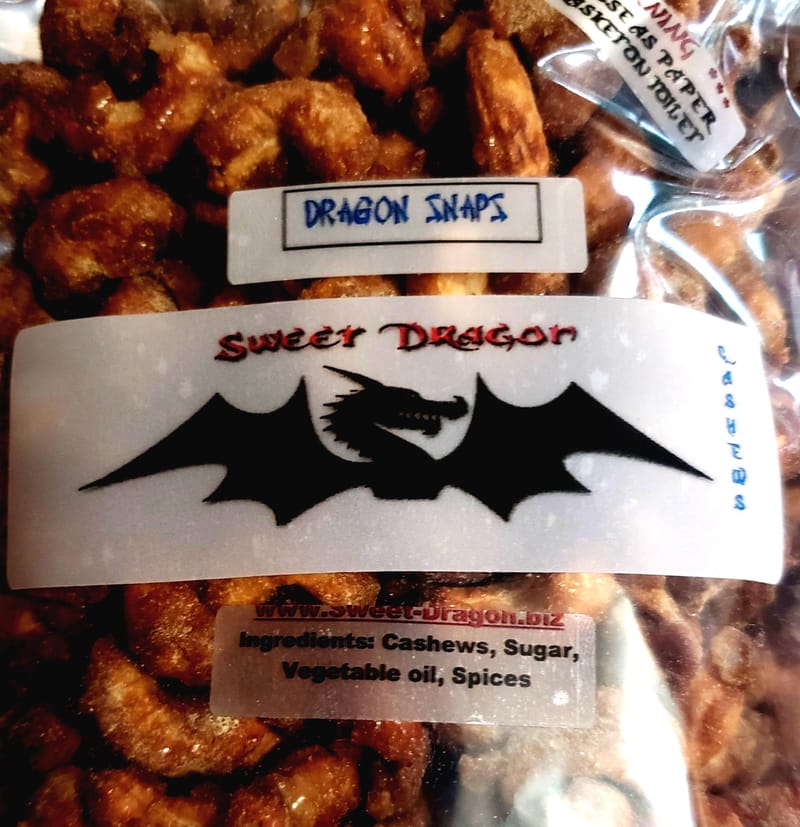 Sweet-Dragon sweet and spicy nuts bhut carolina reaper candied nuts ...