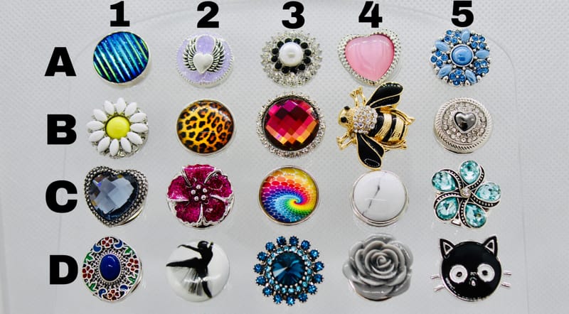 Standard Popper Buttons Set 1 - PopperSwop Jewellery & Accessories