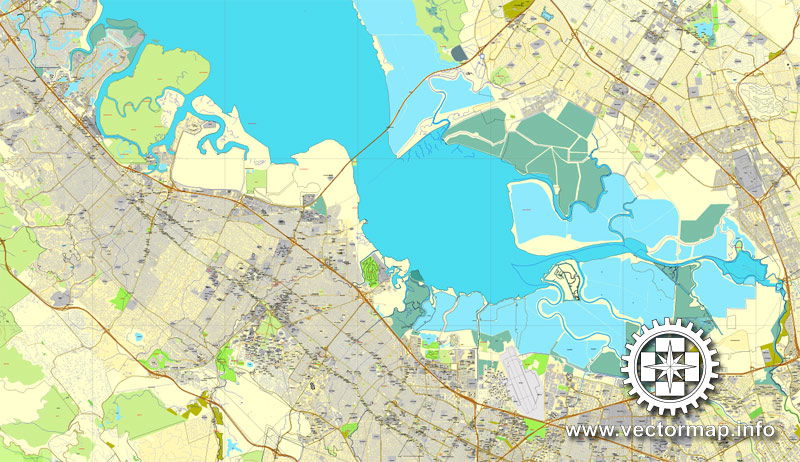 Palo Alto city info + maps for travelling - Travel Street Maps