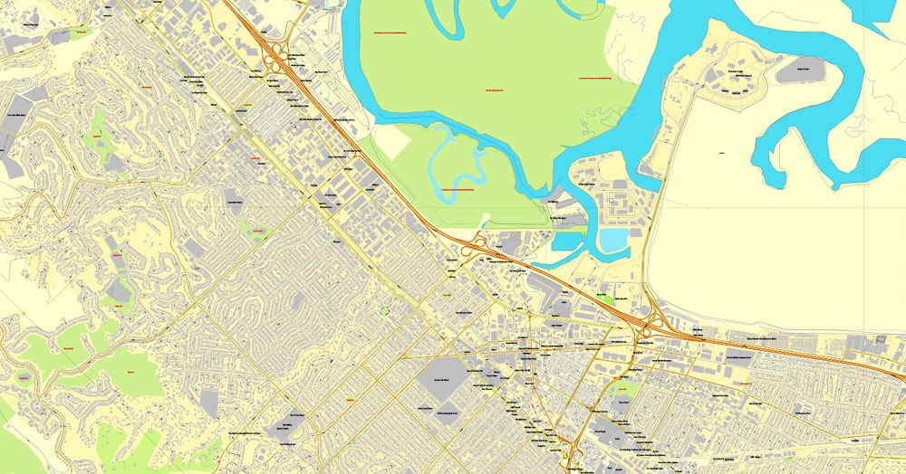 Palo Alto city info + maps for travelling - Travel Street Maps