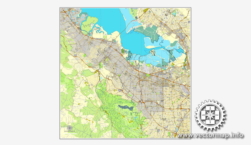 Palo Alto city info + maps for travelling - Travel Street Maps