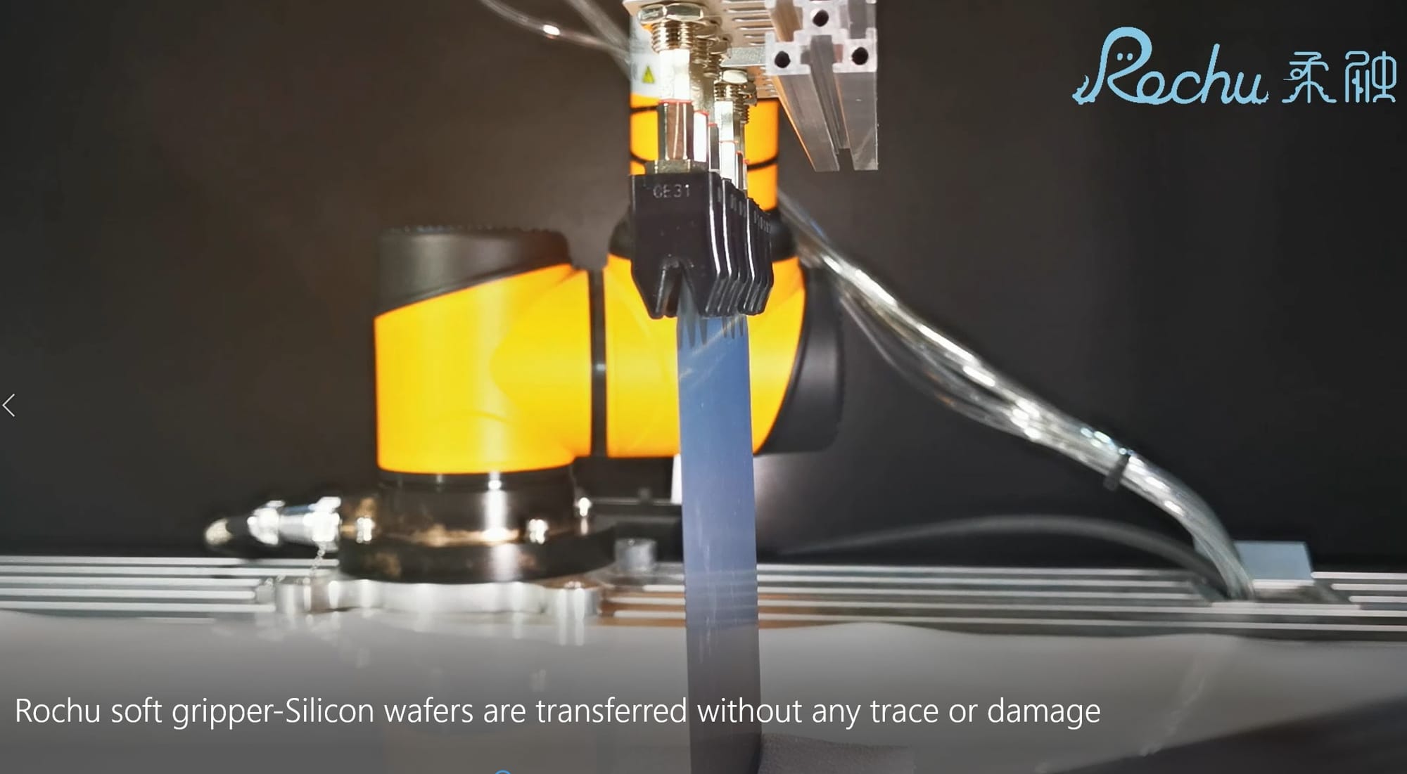 Rochu soft gripper-Silicon wafers are transferred without any trace or ...