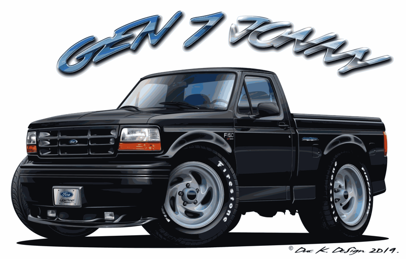 Ford, Lightning, Reproduction decals, decals, holographic, SVT