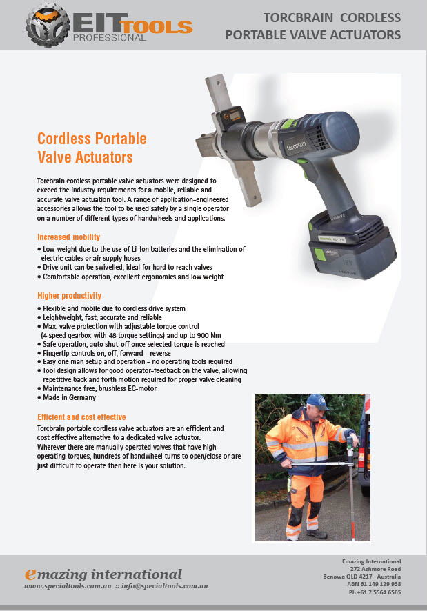 Cordless Valve Actuator