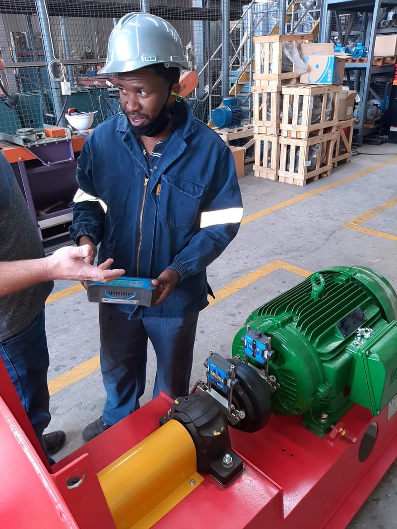 Laser Alignment & Motor Conditioning - Trojan Fabrication