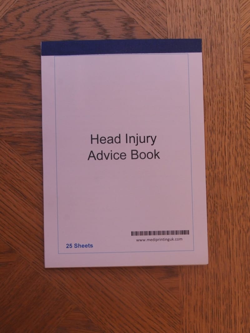 Head Injury Advice Sheets - MediprintingUK
